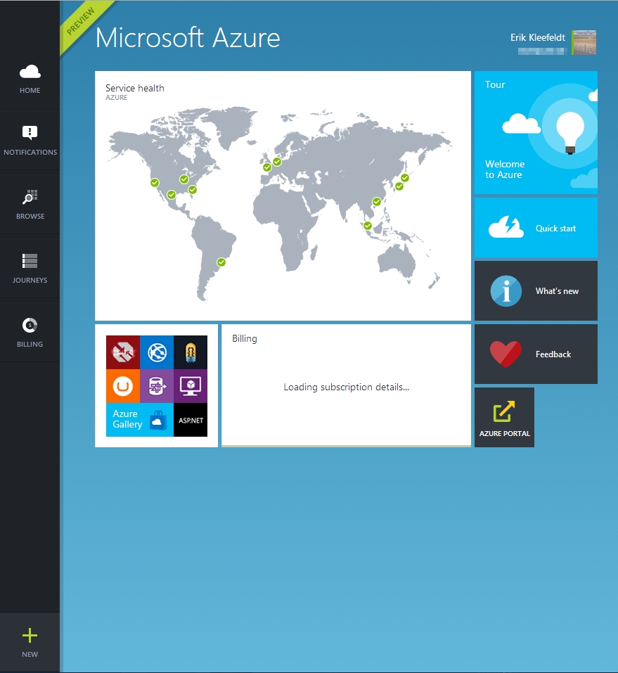 Microsoft Azure Preview Portal First Look – erik365.blog